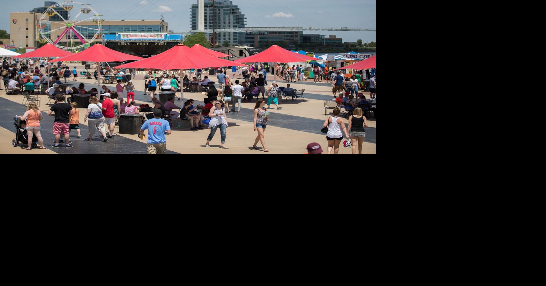 Find out when your favorite bands are playing at Taste of Omaha