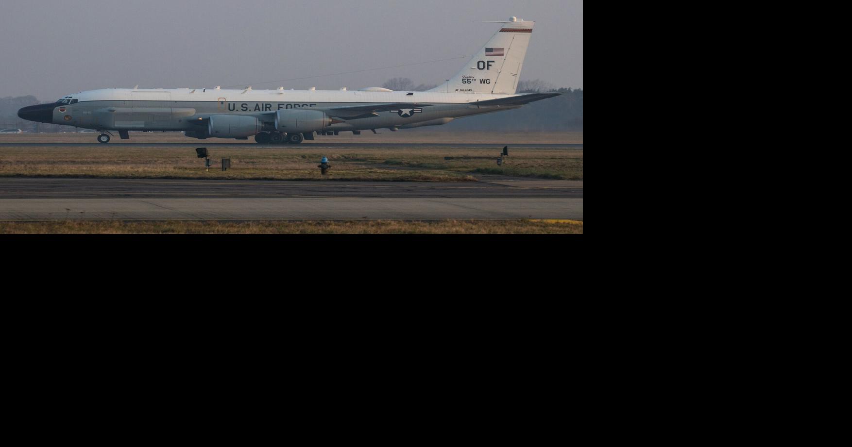Reconnaissance jet dumped fuel, made emergency landing at Offutt Air ...