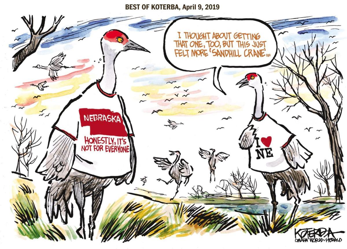 The best of Jeff Koterba's cartoons: feeling at home in Nebraska