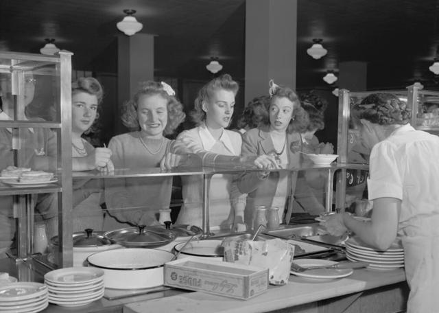How school cafeteria meals have changed through the years