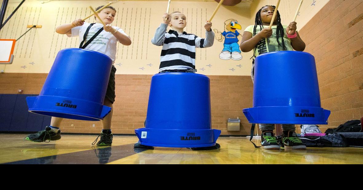 Omaha Street Percussion teaches kids how to keep the beat