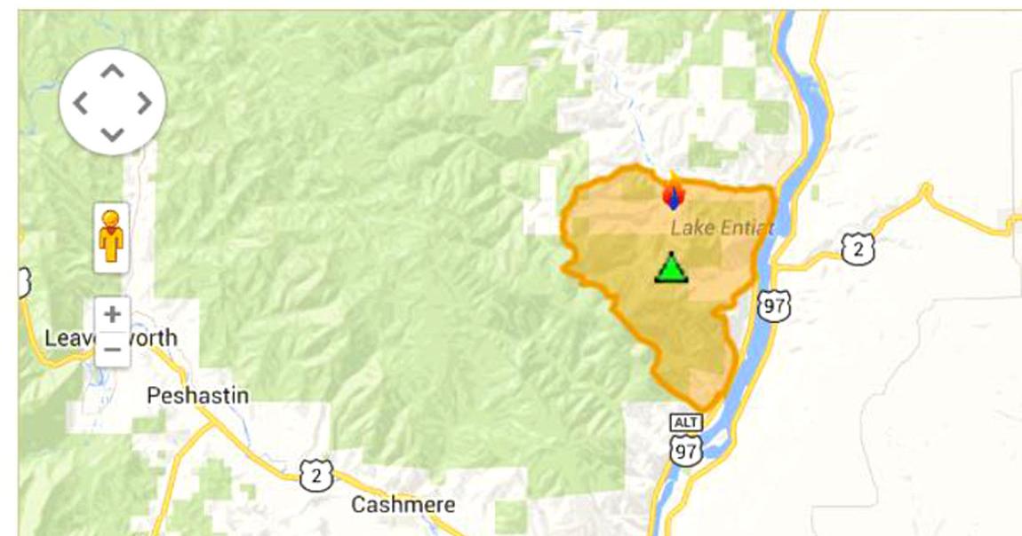 Entiat-area fire continues to grow | Fire Central | omakchronicle.com