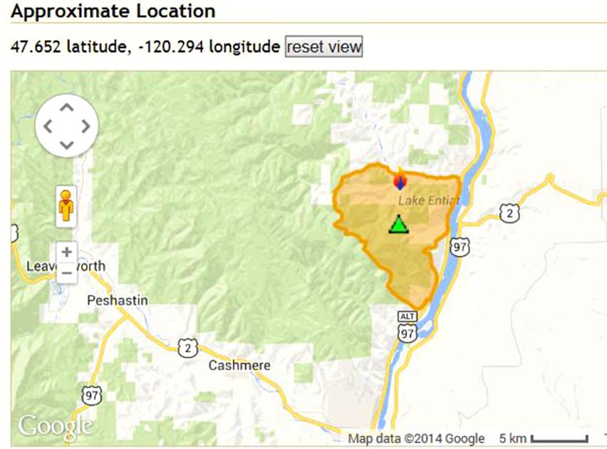 Entiat-area fire continues to grow | Fire Central | omakchronicle.com
