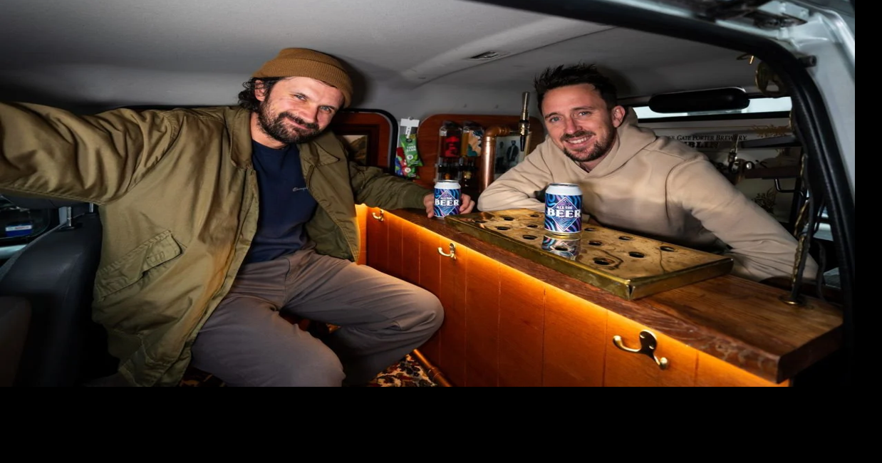 Friends create world’s smallest pub in back of van | National ...