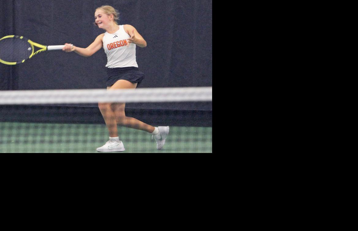 Girls tennis: Oregon’s Ella Peotter, Kate Thorne reach second round at ...
