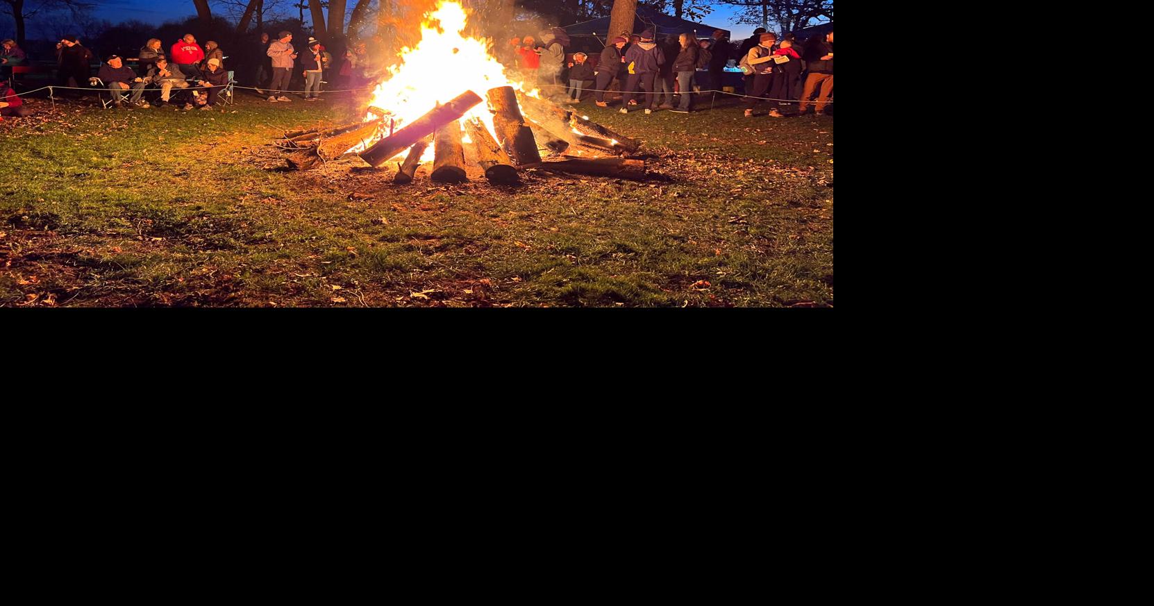 Sparking an interest in the outdoors: Anderson Farm County Park bonfire ...