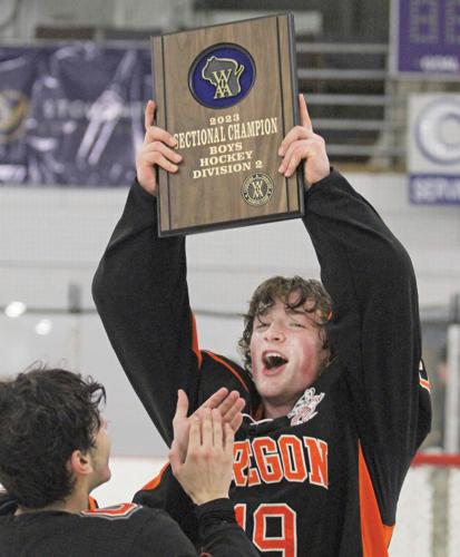 Boys hockey: Andrew Jicha, Nate McAlpine star as duo helps send Oregon ...