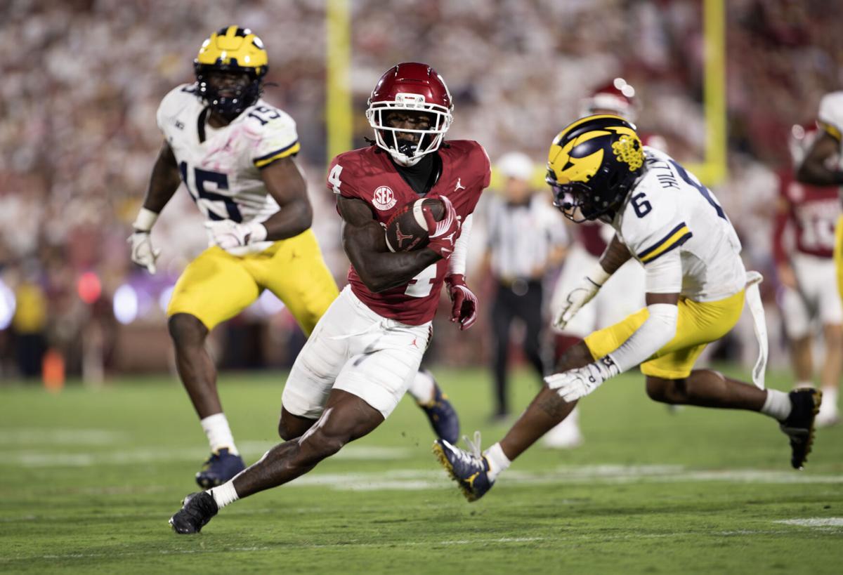 Deion Burks faces hometown Michigan, connects with Mateer | Sports ...