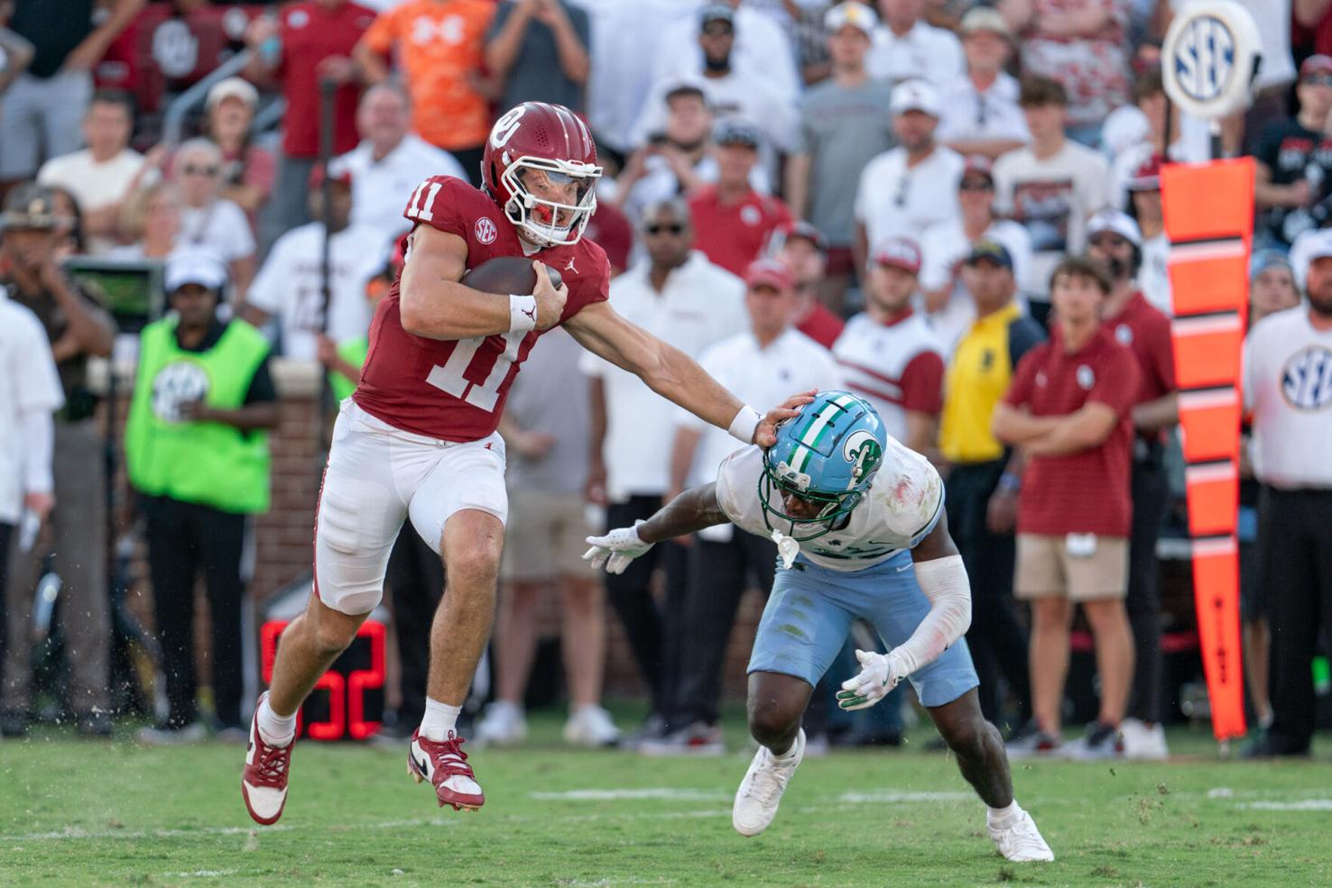 OU football live scoring updates, highlights vs. Tulane | Sports ...