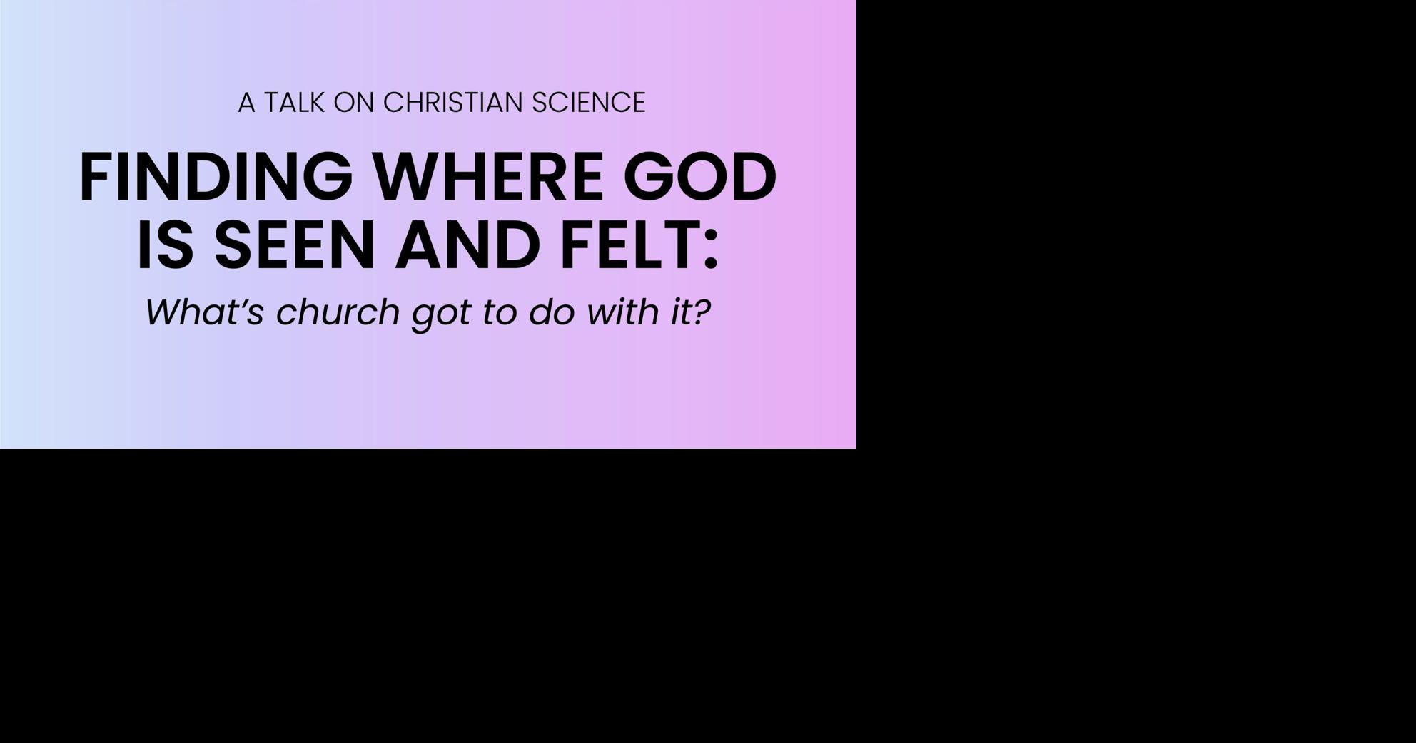 First Church of Christ, Scientist host speaker Emra Farkas | Sponsored ...