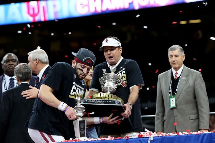 Oklahoma football: Sooners celebrate Sugar Bowl win in trophy ceremony ...