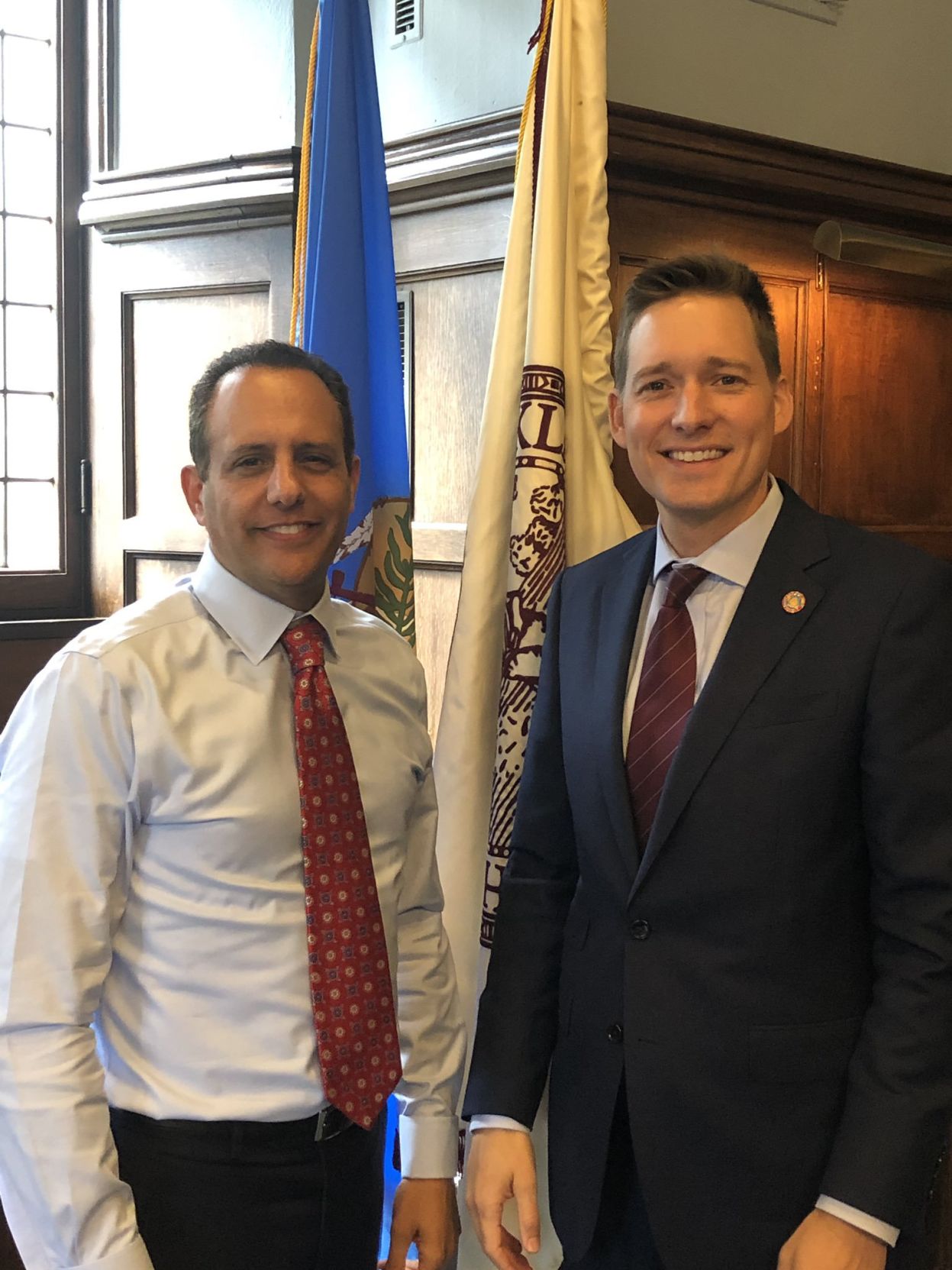 Interim OU President Joseph Harroz meets with Oklahoma's secretary of ...