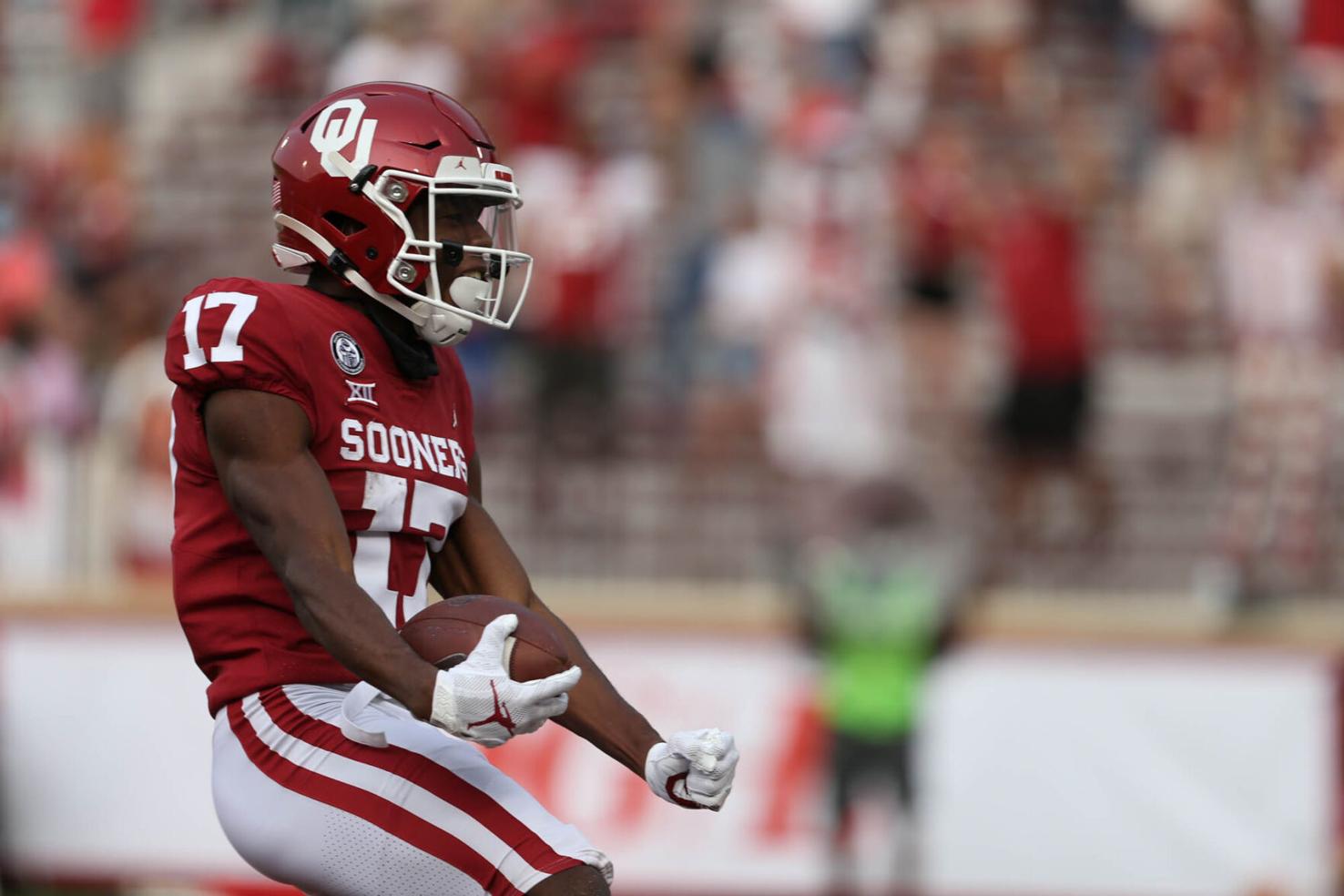OU football: Sooner wide receiver Marvin Mims wins Big 12 Co-Offensive ...
