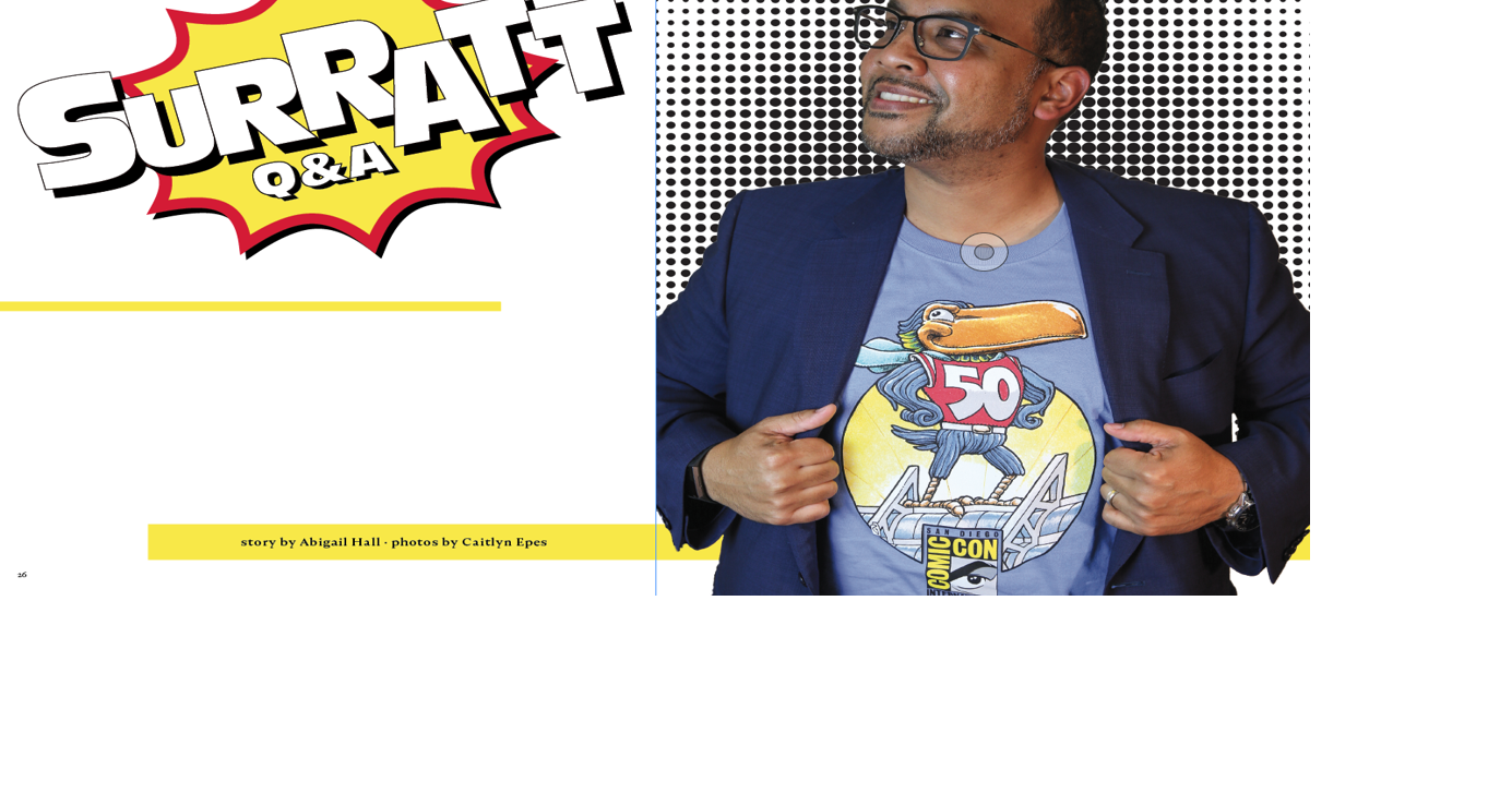 David Surratt expresses love of comic books, experience at San Diego ...