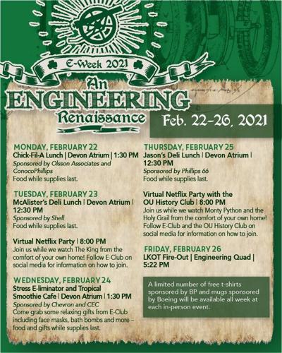 OU Engineers’ Club to host annual E-Week featuring special event with ...