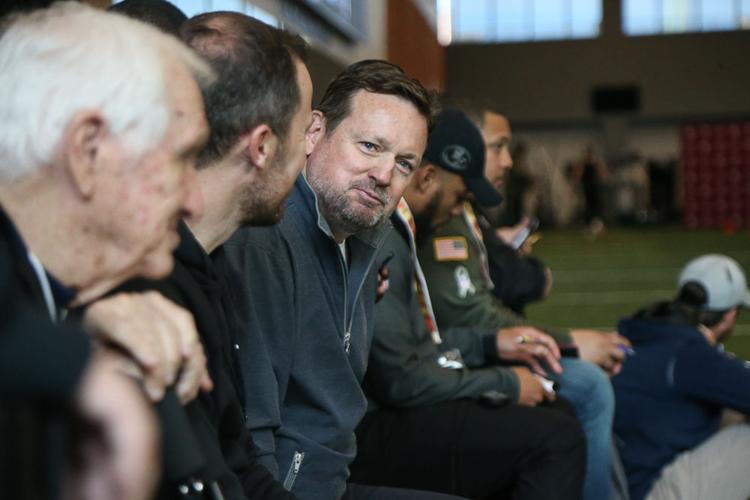 OU Pro Day: Pat Shurmur, Gil Brandt, Bob Stoops, current and former ...
