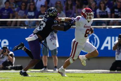 OU football: Dillon Gabriel in concussion protocol, Davis Beville ...
