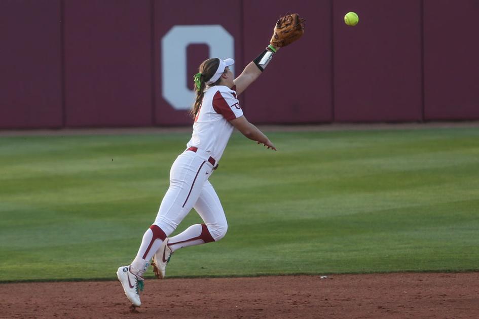 OU Softball: Grace Lyons' highlight plays vs. Texas excites teammates ...