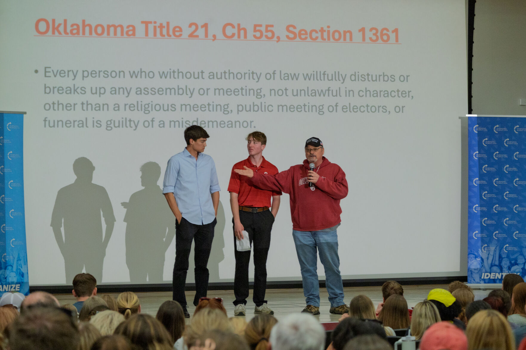 Conservative activist Riley Gaines speaks at OU amid protest | News ...