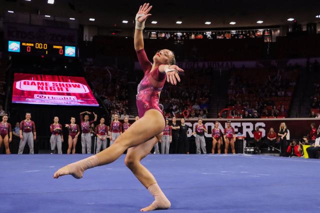 Oklahoma women's gymnastics defeats Kentucky 197.825-197.225 | Sports ...