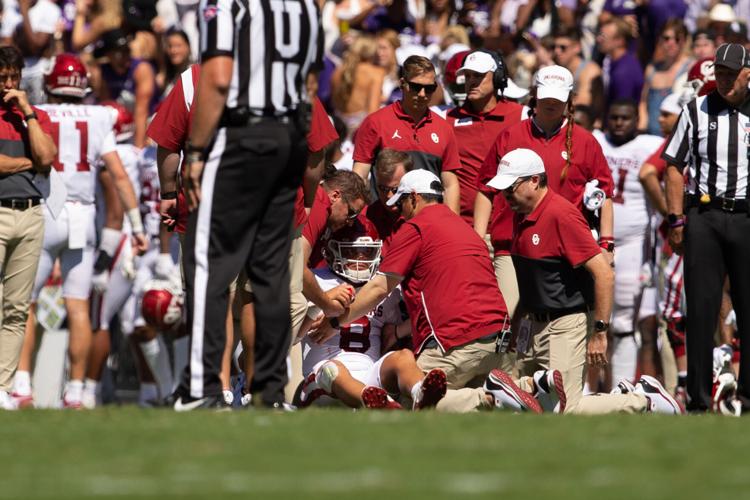 OU football: Dillon Gabriel in concussion protocol, Davis Beville ...