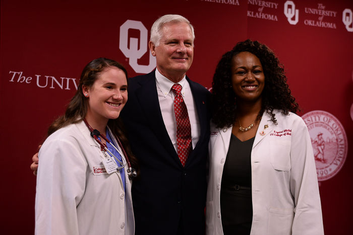 Announcement of OU's 14th president James L. Gallogly at Health ...