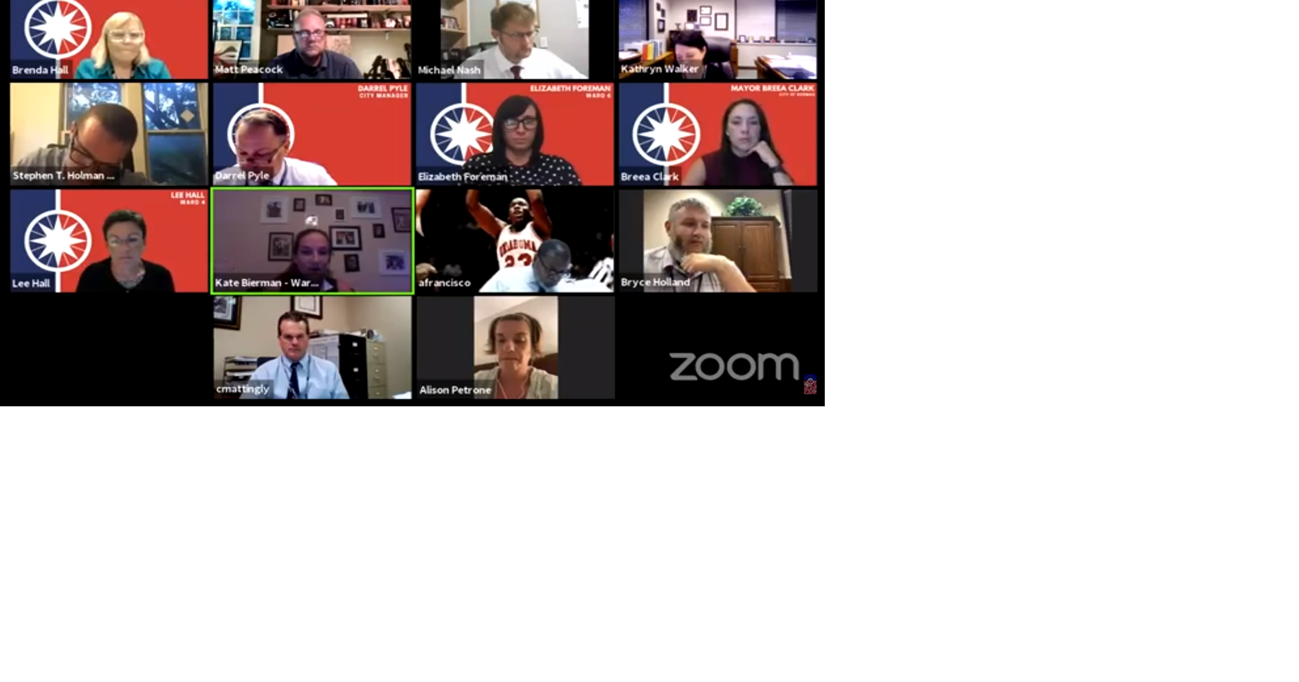 Norman City Council Member Kate Bierman expresses worries about game ...