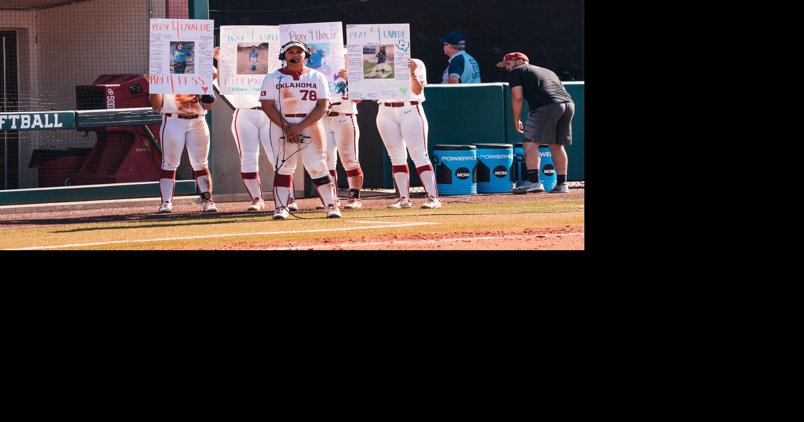 OU softball: Sooners honor victims of Uvalde shooting after super ...
