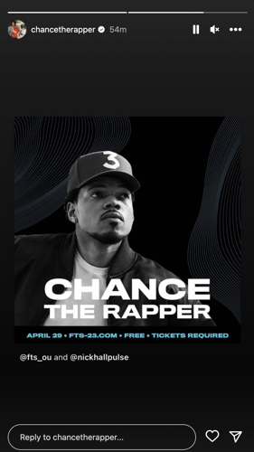 Chance the Rapper to perform at Gaylord Family-Oklahoma Memorial ...