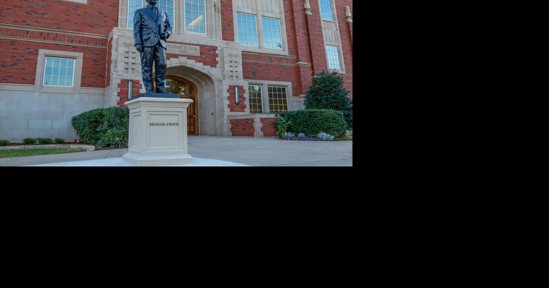 Members of OU community gather to unveil Michael F. Price statue ...