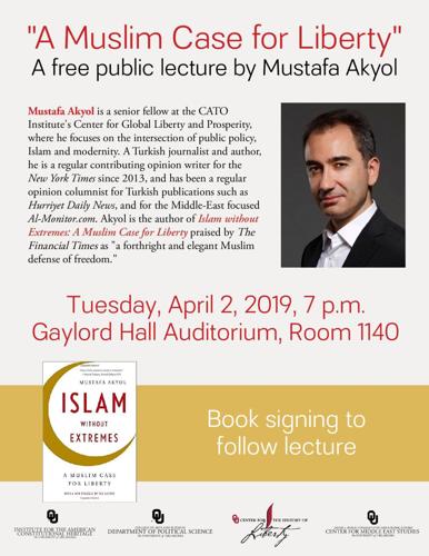 Turkish author, journalist Mustafa Akyol to give lecture at OU | News ...
