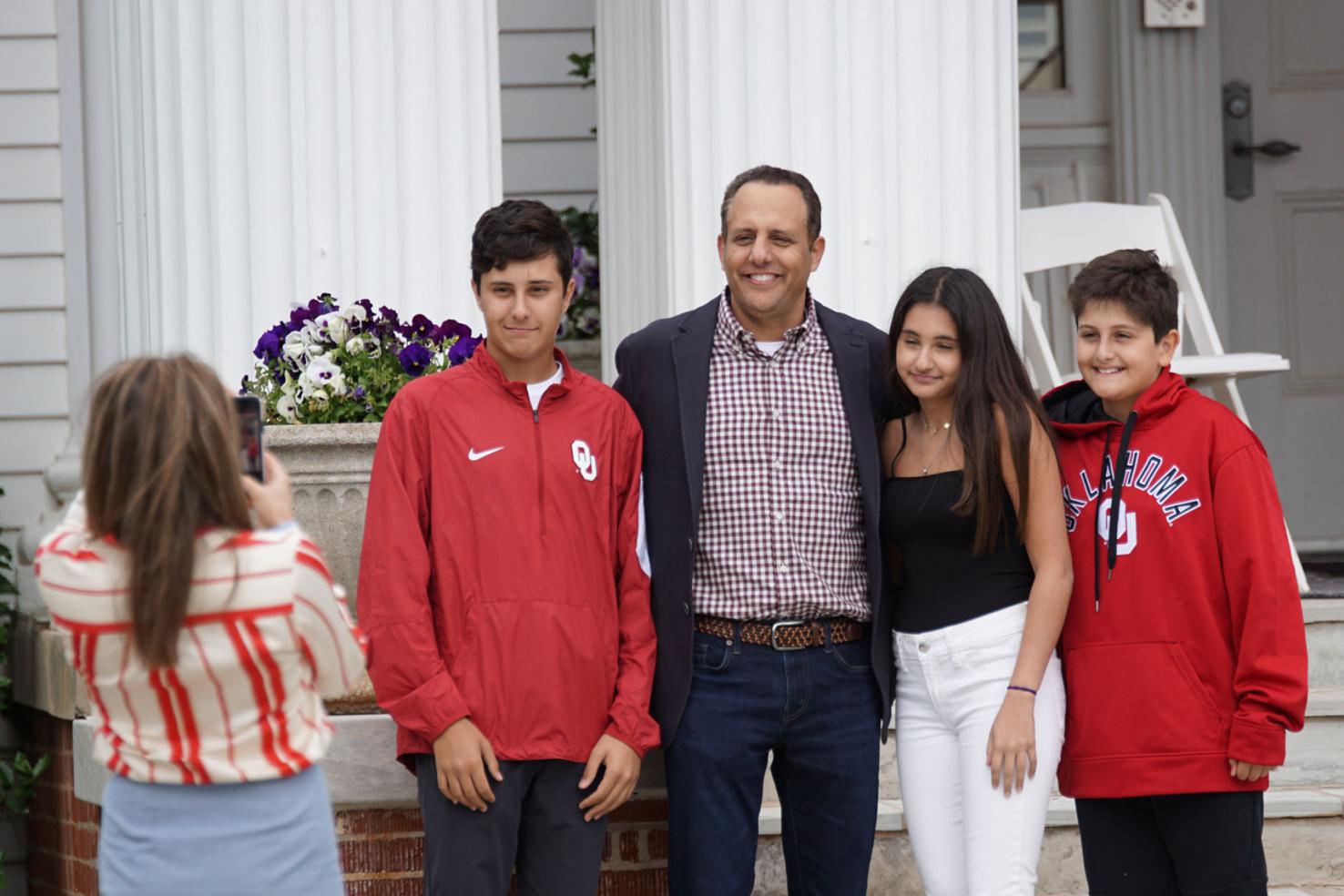 OU community welcomes 15th President Joseph Harroz during Boyd House ...