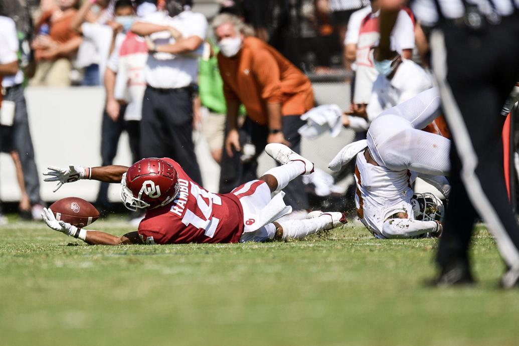 OU football WATCH: Sooner wide receiver Charleston Rambo catches ...