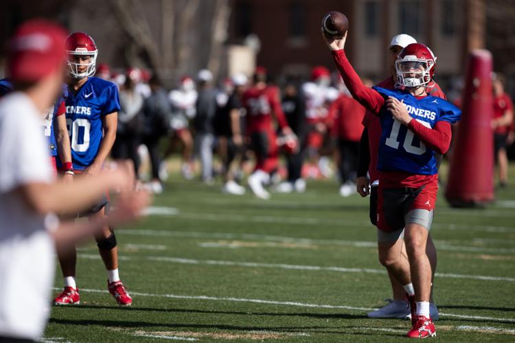 OU football quarterback Jackson Arnold learning offense | Sports ...