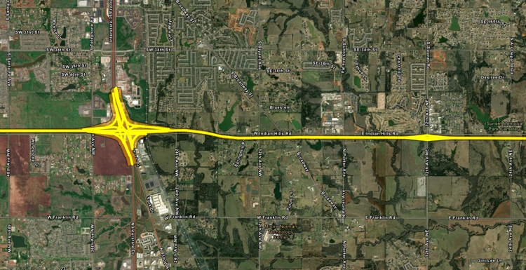 OTA Access East-West Connector, South Extension preliminary design maps ...