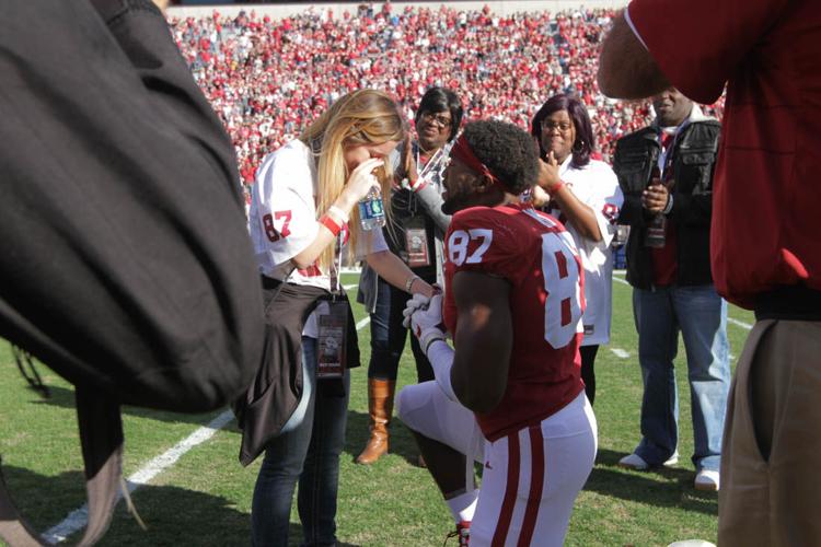 Oklahoma football: DJ Ward proposes to girlfriend before Sooners' win ...