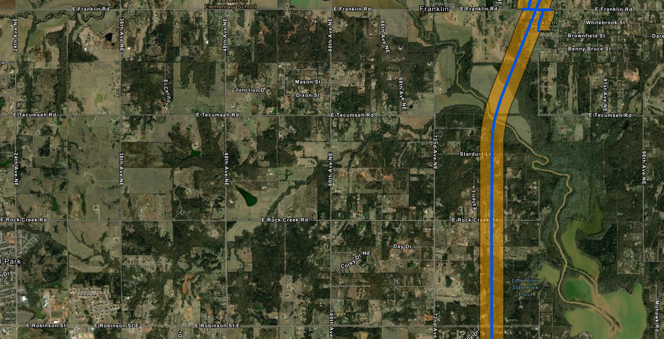 OTA Access East-West Connector, South Extension preliminary design maps ...