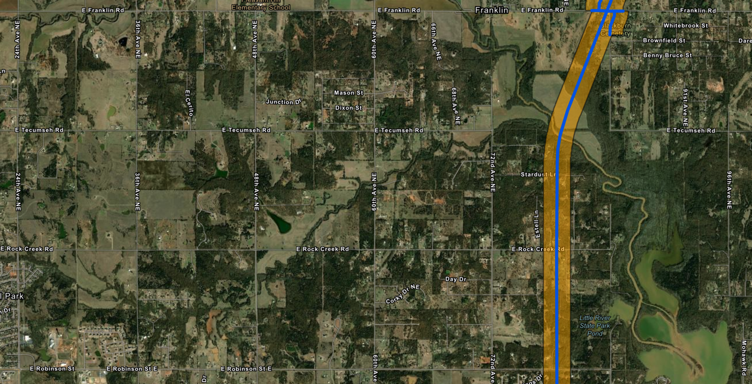 OTA Access East-West Connector, South Extension preliminary design maps ...