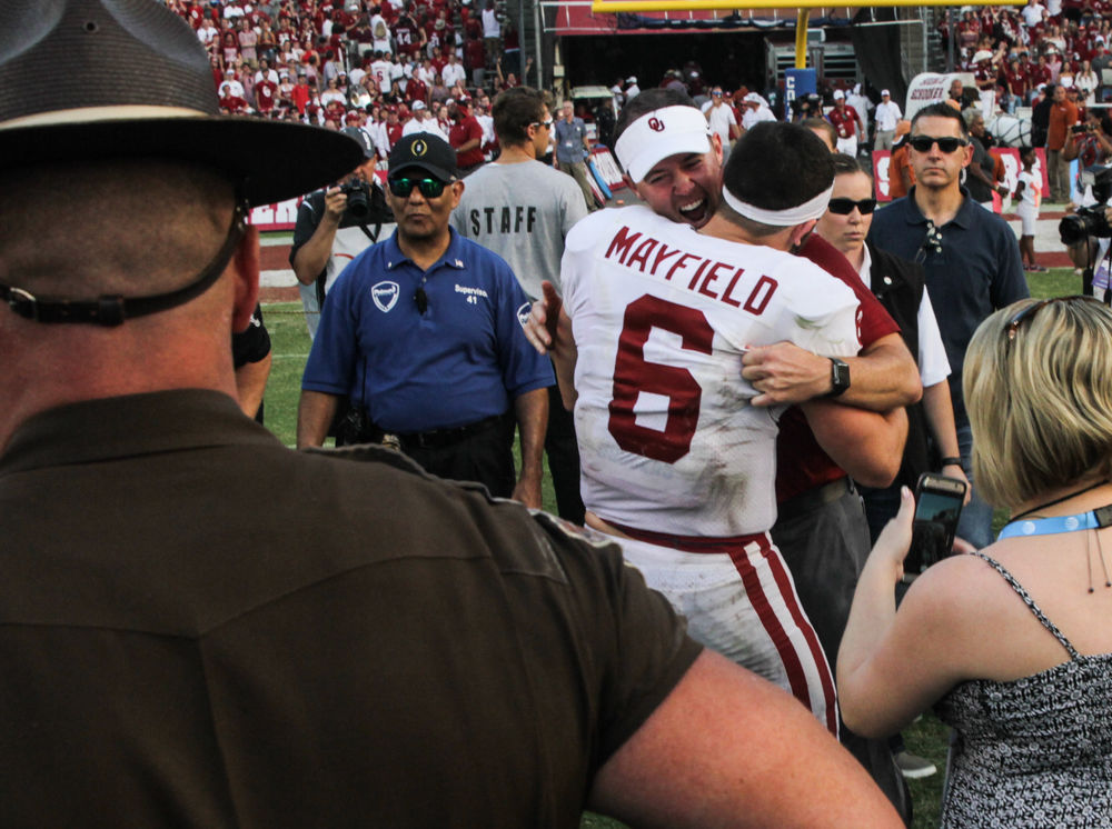 Oklahoma football: Sooners celebrate Red River Rivalry win (photos ...