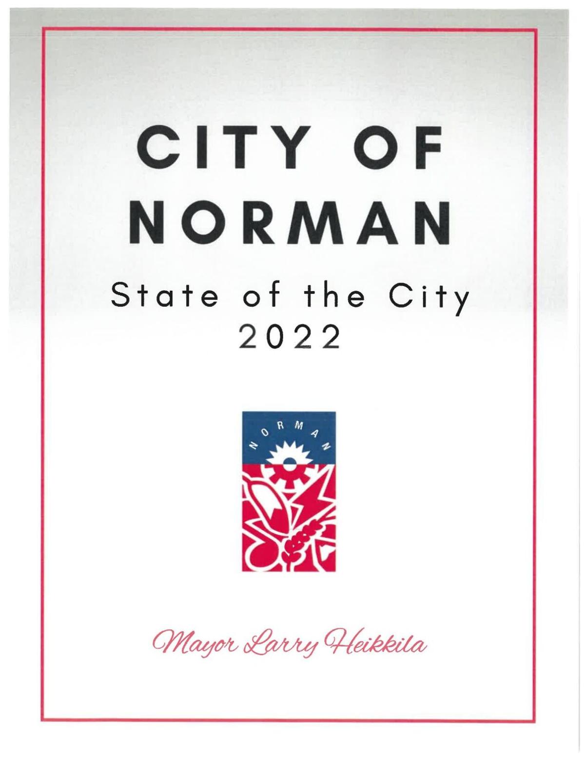 Norman Mayor Larry Heikkila delivers historically public State of City ...