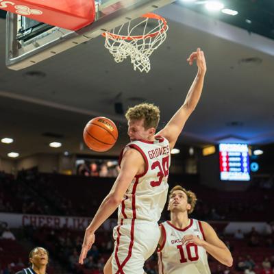 OU basketball: Jacob Groves' 26 points propels Sooners to 87-66 win ...