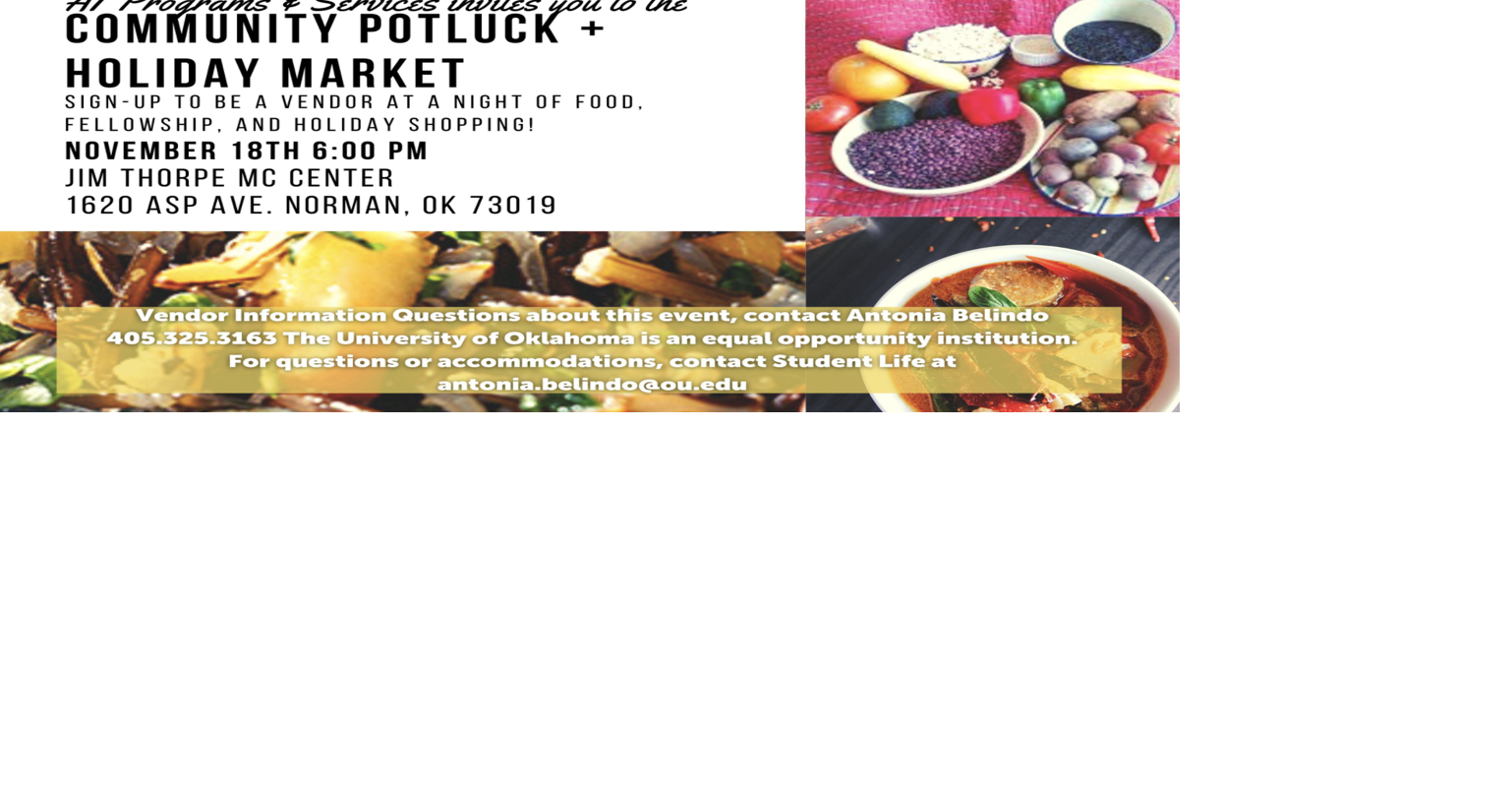 OU American Indian Programs, Services to host community potluck ...