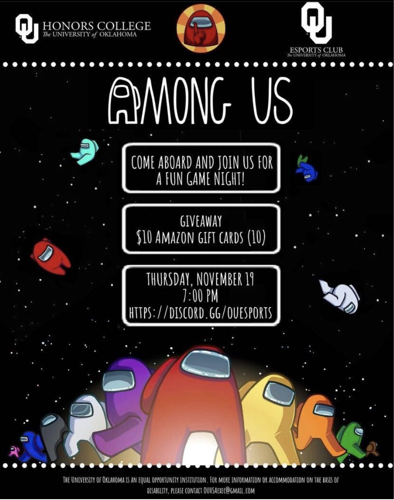 OU Honors College teams up with OU Esports Club to host Among Us game ...