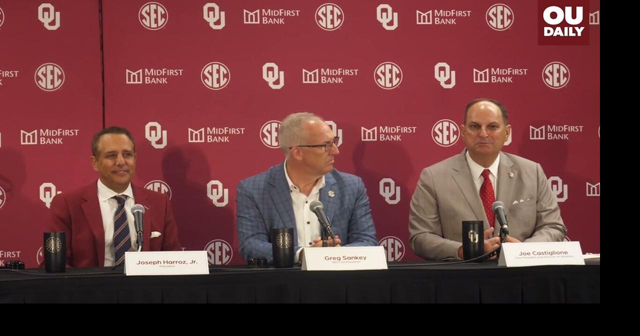 OU athletics: Full SEC arrival press conference | Video Gallery ...