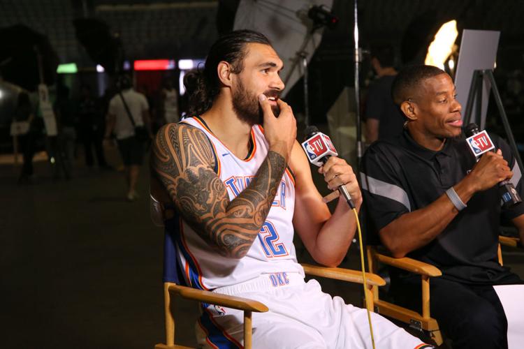 Russell Westbrook, Steven Adams, Paul George and more at OKC Thunder ...