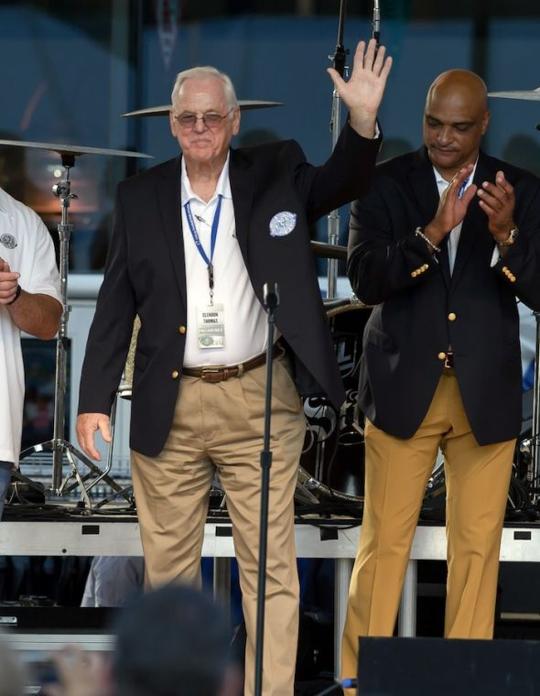 Former OU football player Clendon Thomas inducted into Hall of Fame ...