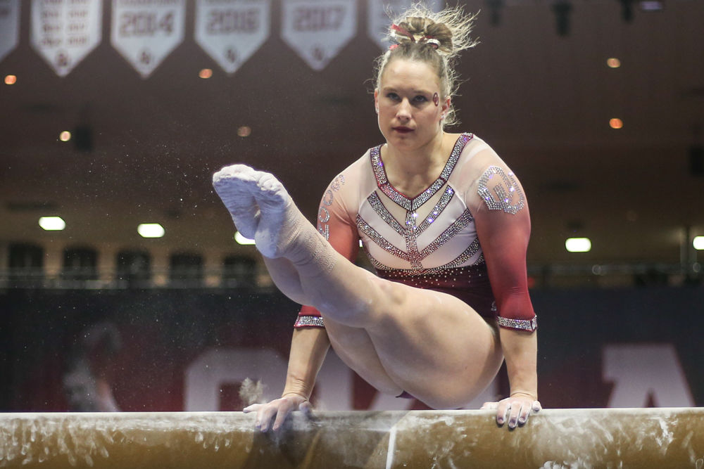 OU women's gymnastics: Sooners defeat Georgia in home opener (photos ...