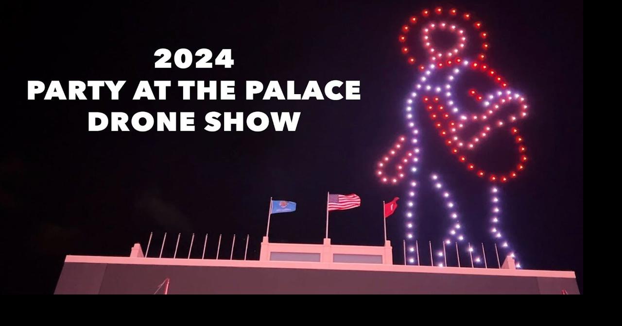 First OU drone show at inaugural Party at the Palace | Video Gallery ...