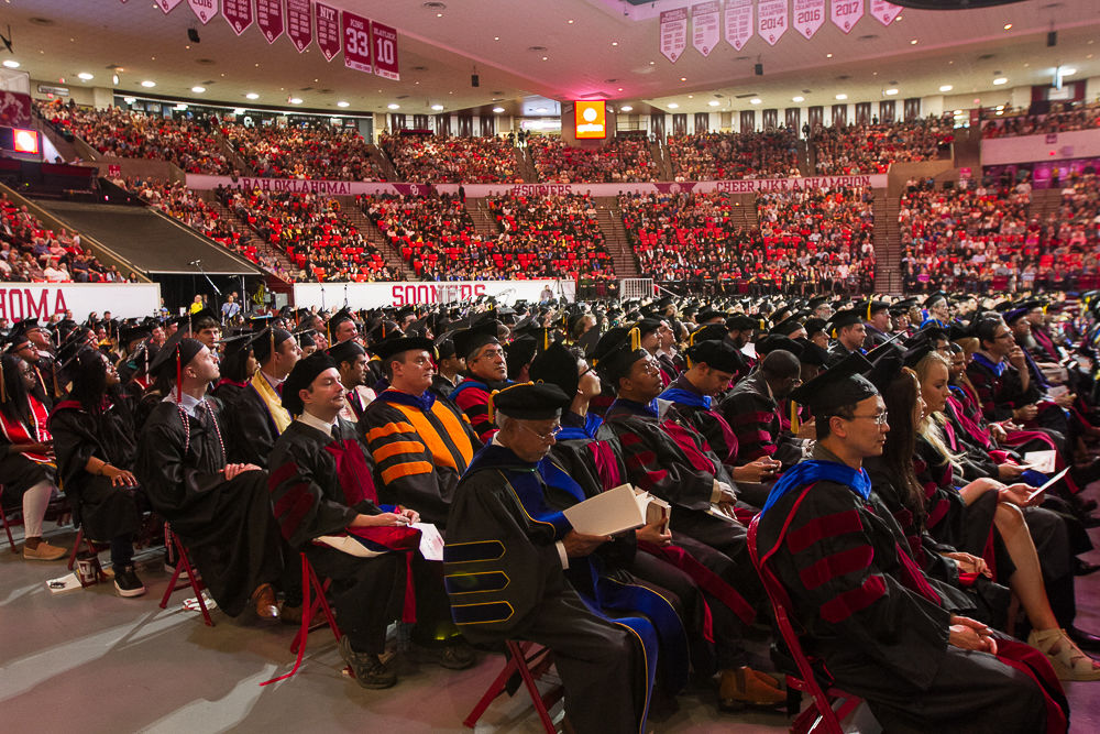 OU 2019 Commencement in the Lloyd Noble Center (photos) | Gallery ...