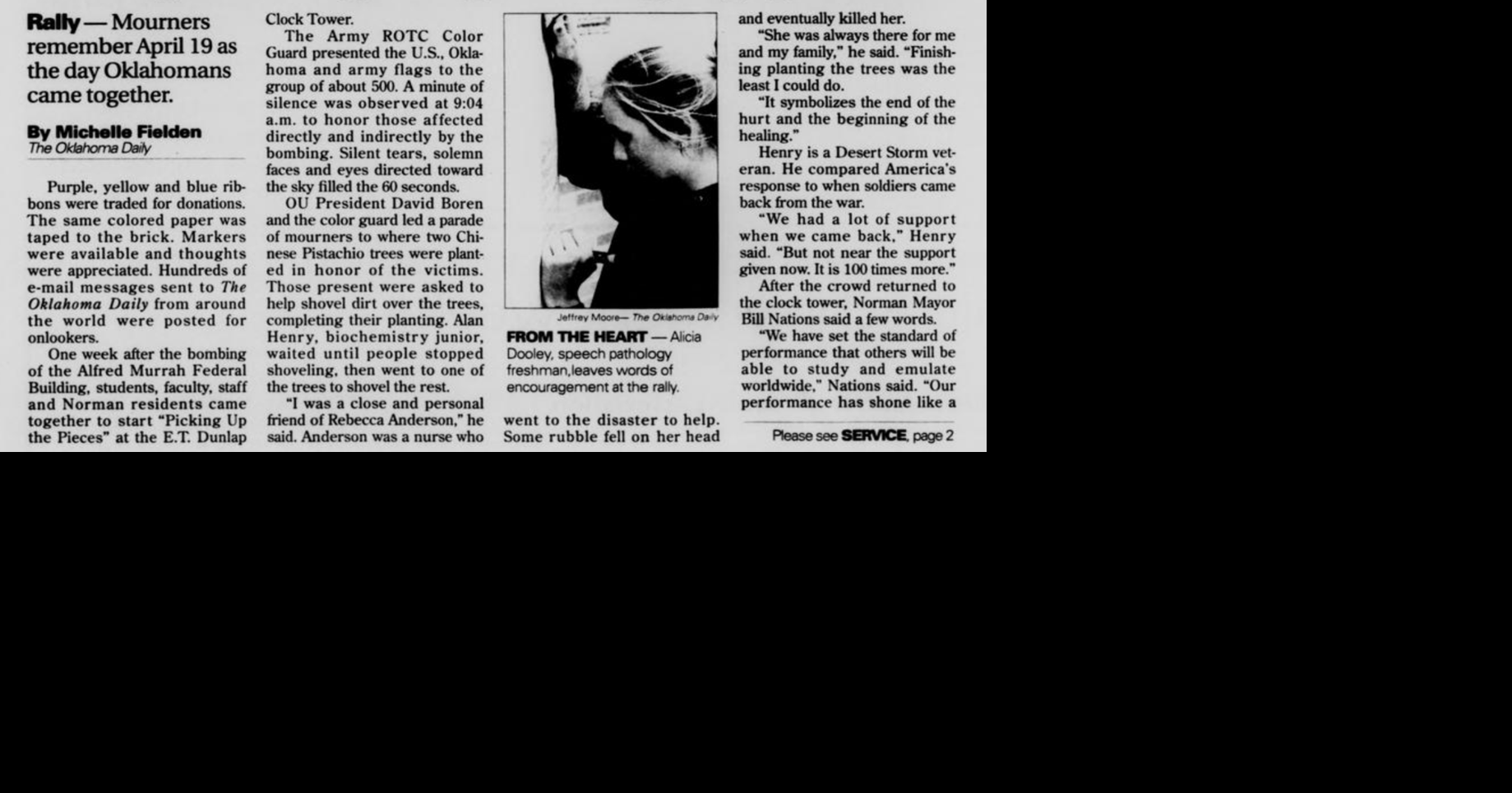 How OKC bombing continues to impact OU alums 30 years later | News ...